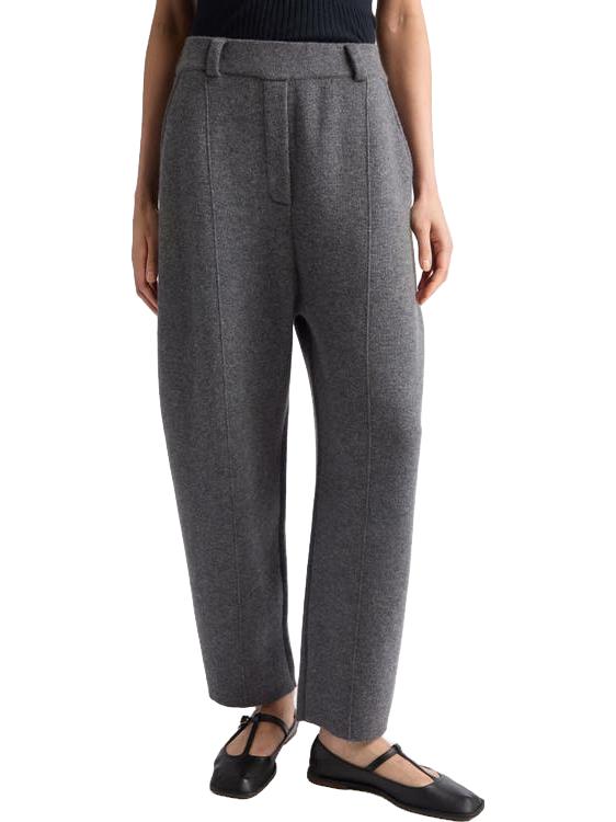 LISA YANG Lisa Yang Cashmere Barrel Leg Sweater Pants