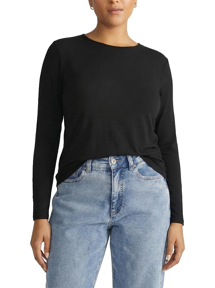 UNIVERSAL STANDARD Universal Standard Joan Liquid Jersey Long Sleeve Top