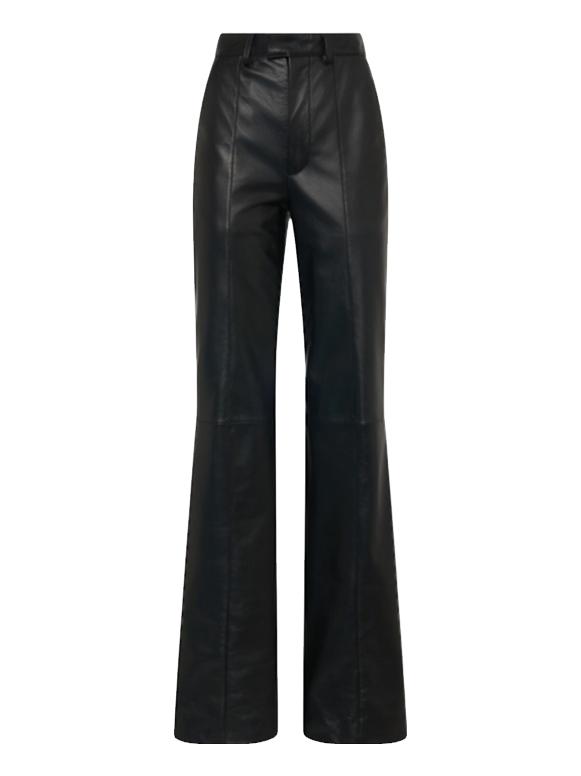 GIUSEPPE DI MORABITO Giuseppe Di Morabito High Waist Leather Flared Trousers