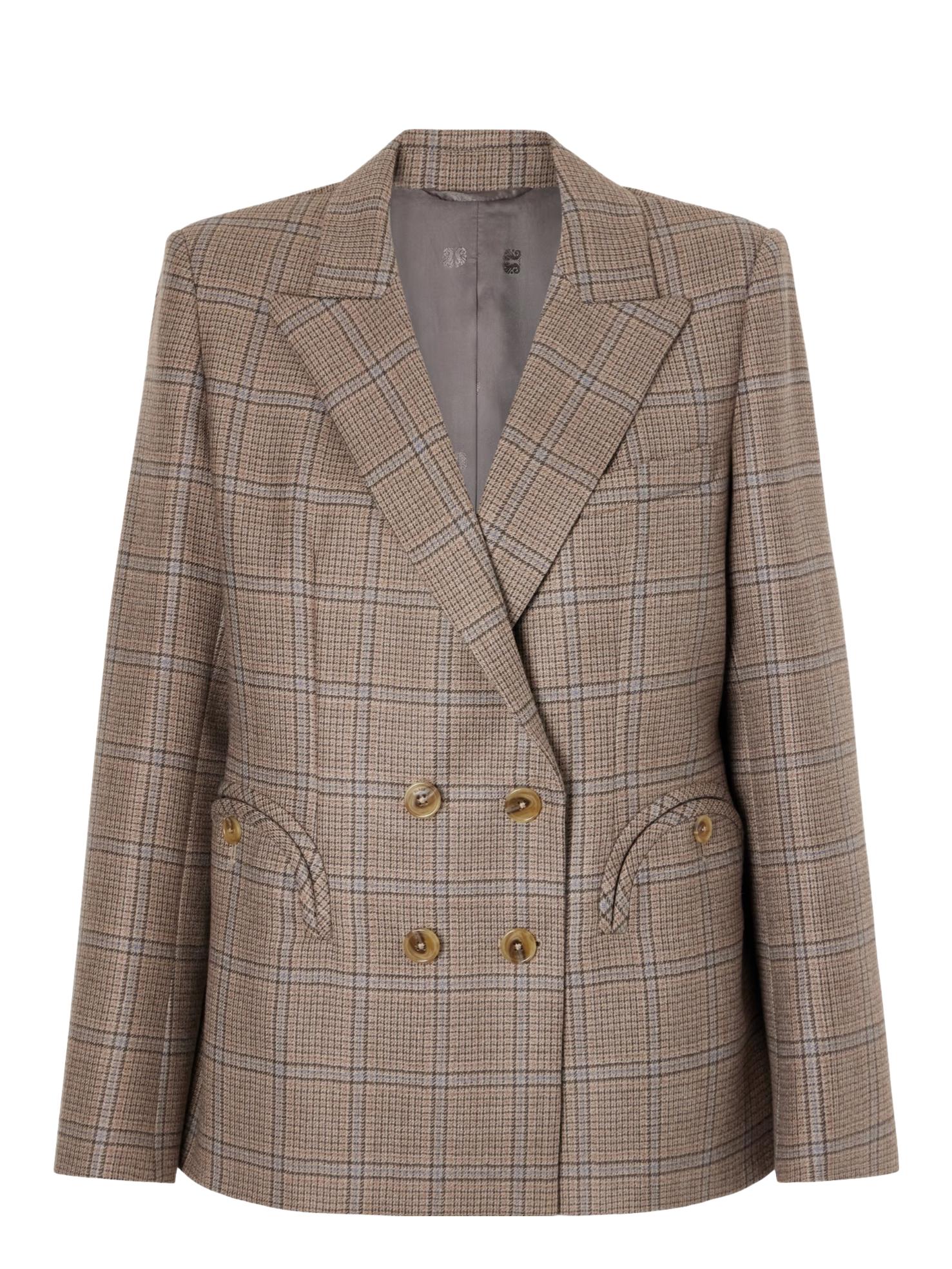 BLAZÉ MILANO Blaze Milano Saona Charmer Double-Breasted Virgin Wool Blazer