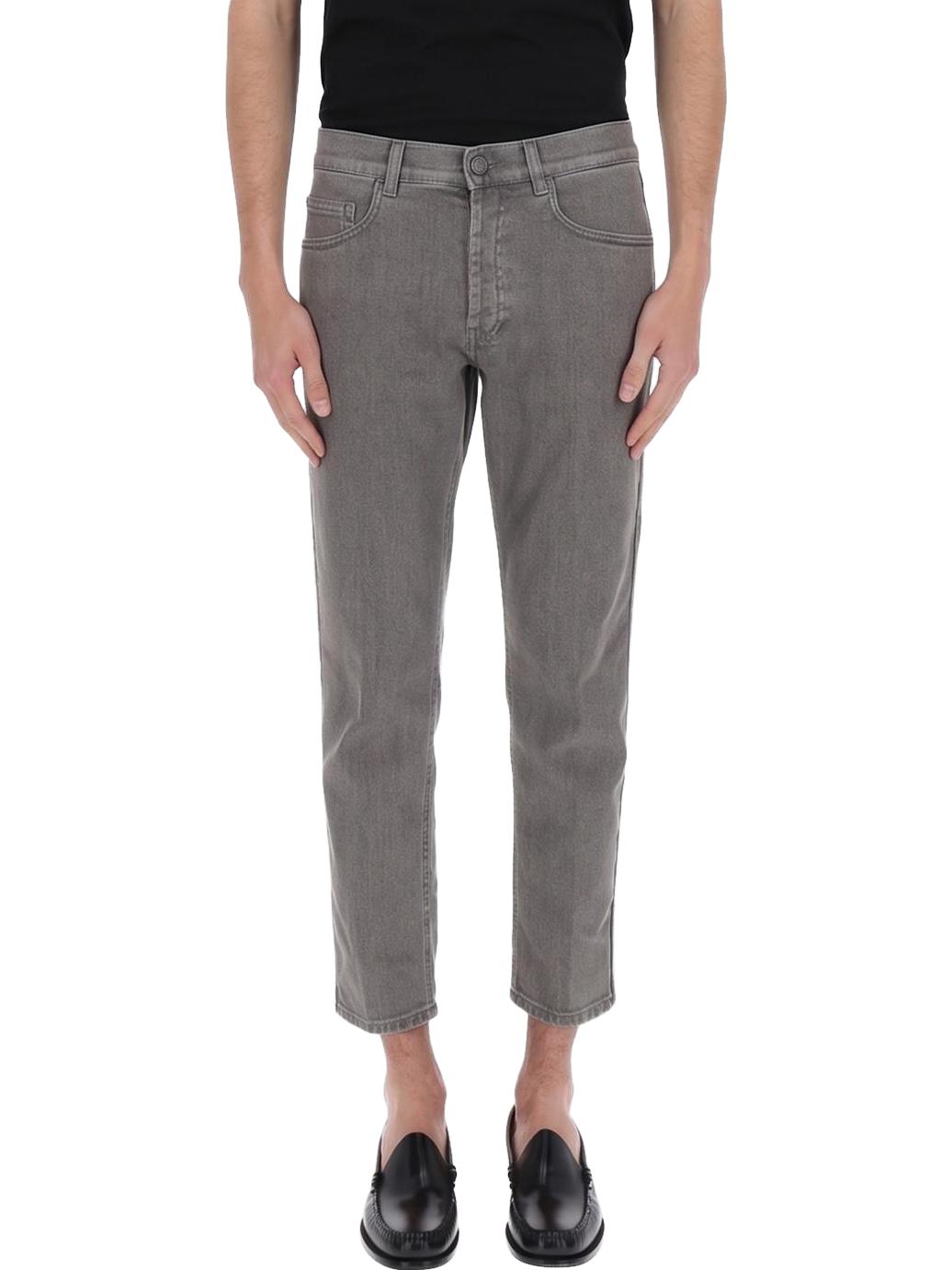 LARDINI Lardini Cropped Fit Denim Jeans
