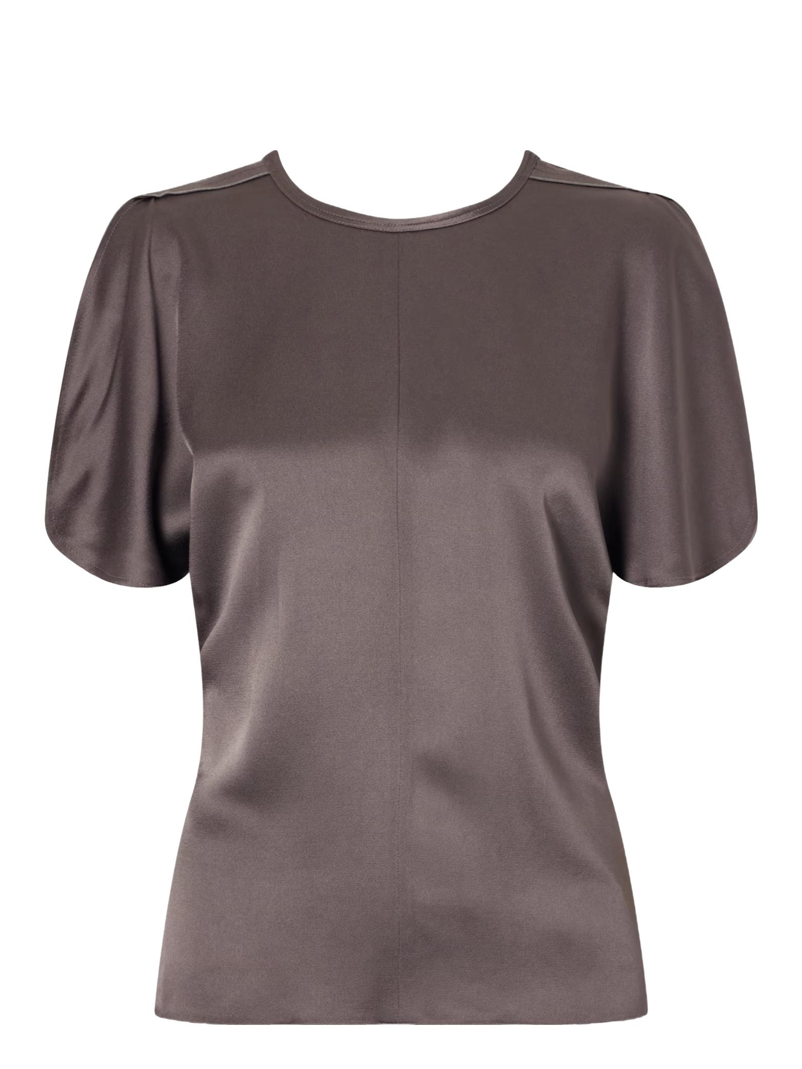 VICTORIA BECKHAM Victoria Beckham Bella Draped Satin Shirt