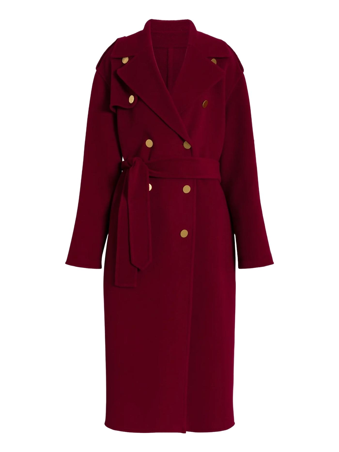 ALBERTA FERRETTI Alberta Ferretti Double-Breasted Belted Coat