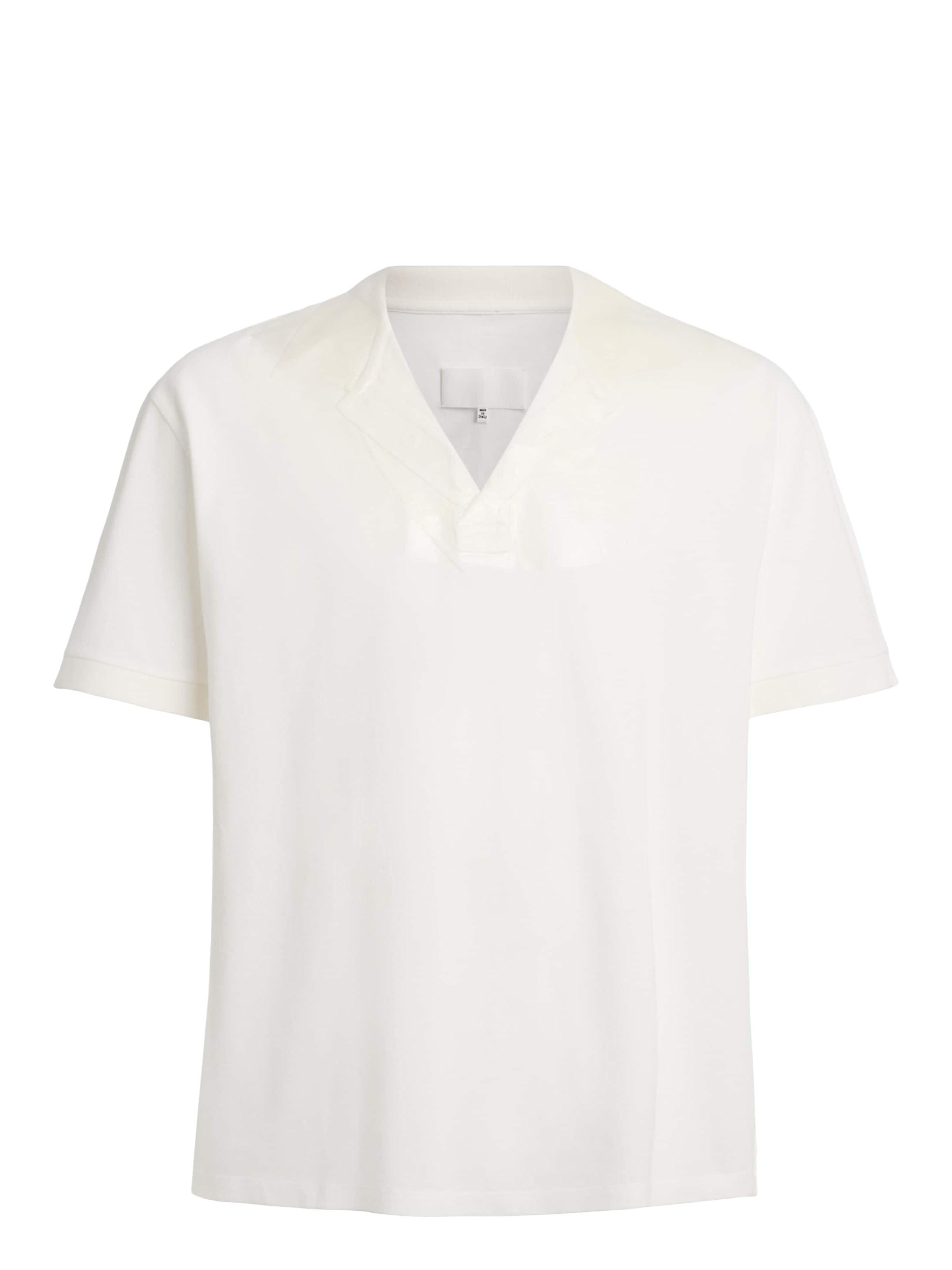 MAISON MARGIELA cotton open-collar polo shirt