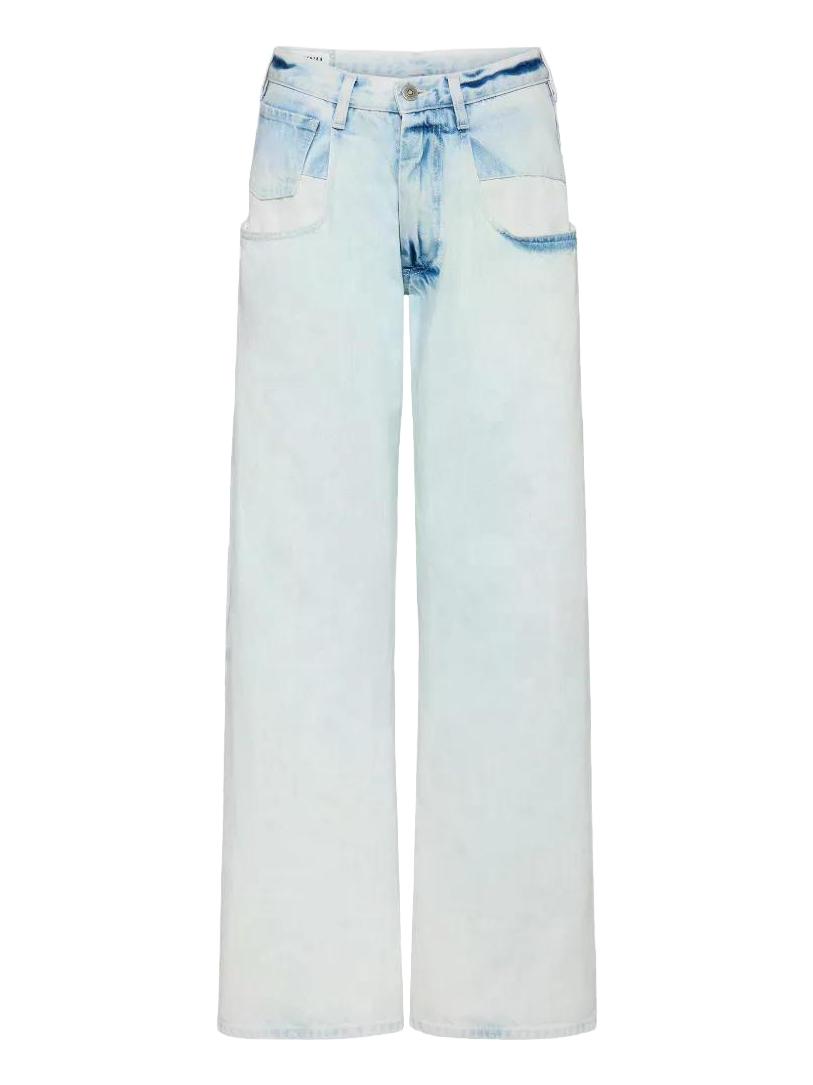 MAISON MARGIELA Maison Margiela Bleached Effect Wide Leg Jeans