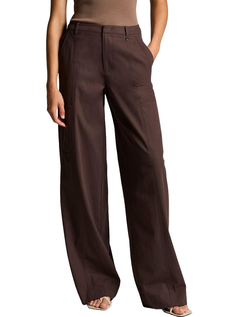VINCE Vince Mid Rise Wide Leg Panel Pants