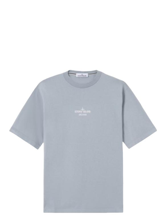 STONE ISLAND Stone Island Logo Printed Crewneck T-Shirt