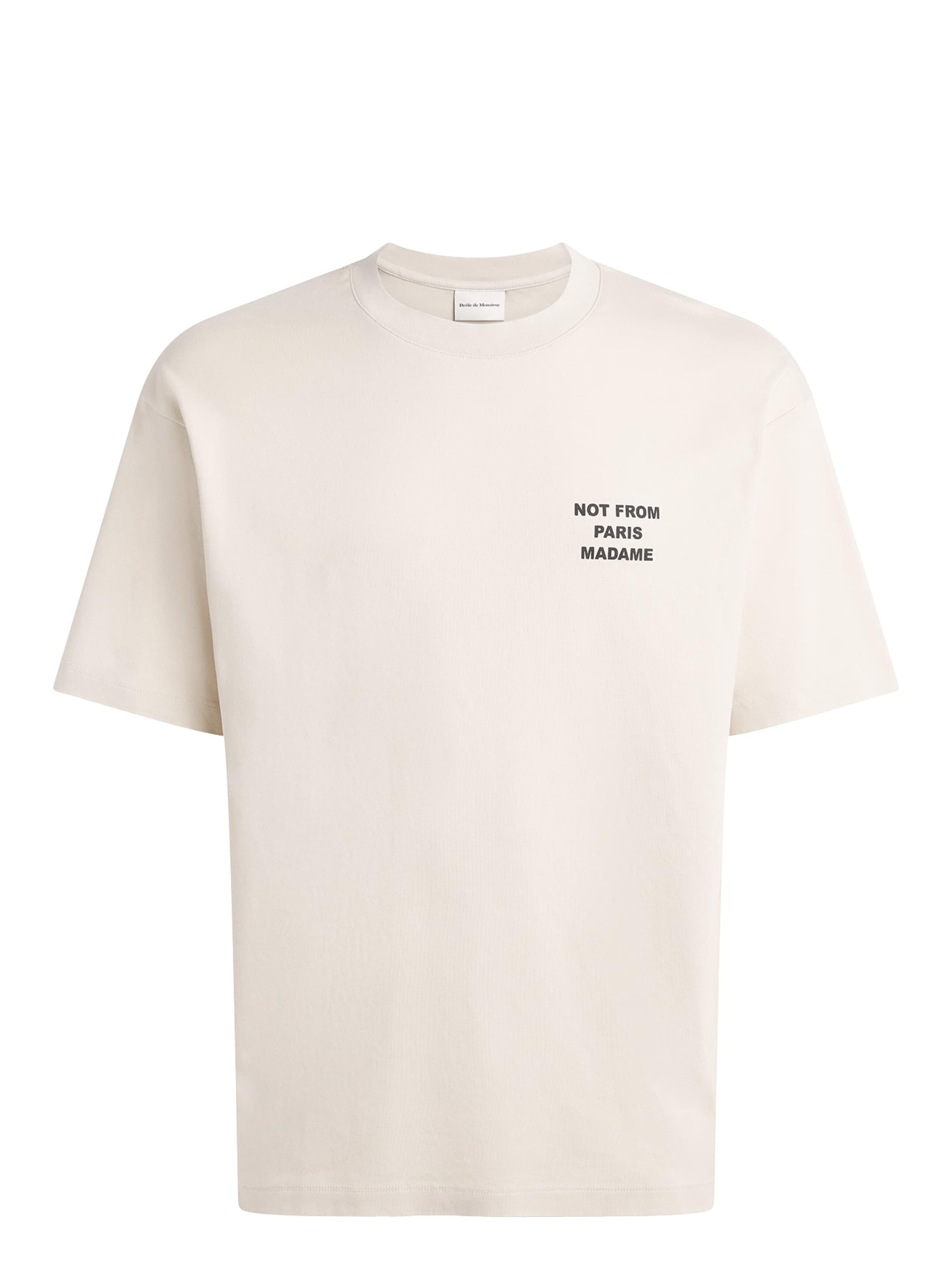 DROLE DE MONSIEUR cotton slogan t-shirt