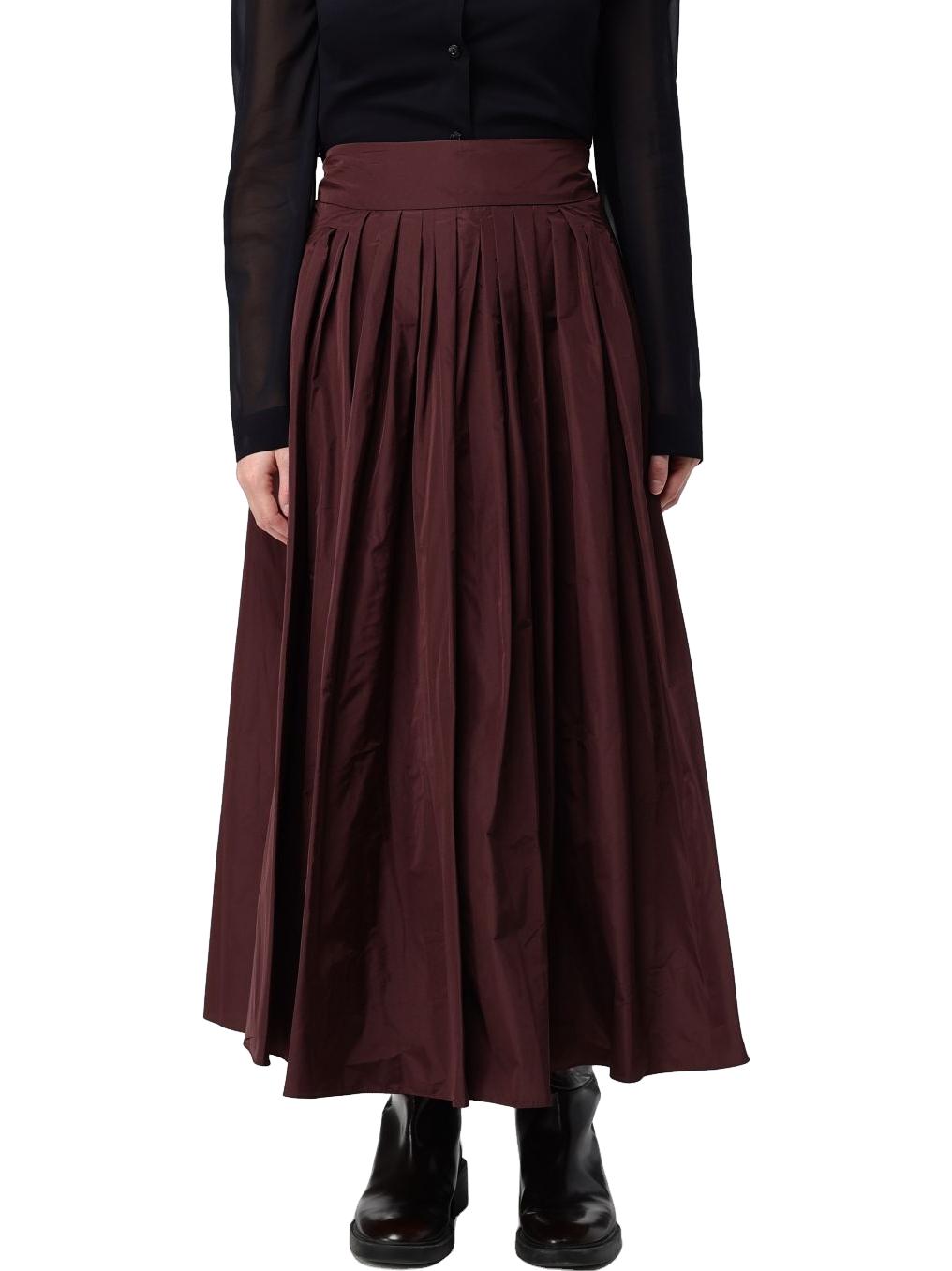 MAX MARA s Max Mara High-Waisted A-Line Midi Skirt in Technical Fabric