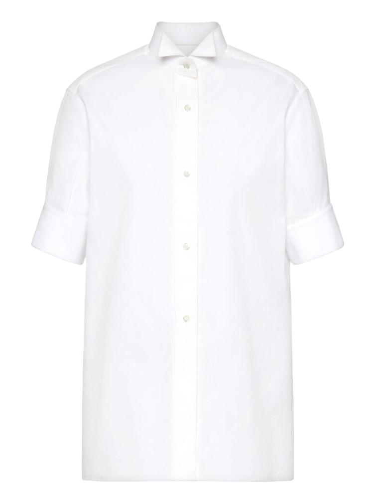 MAISON MARGIELA Maison Margiela Short Sleeve Wing Collar Shirt