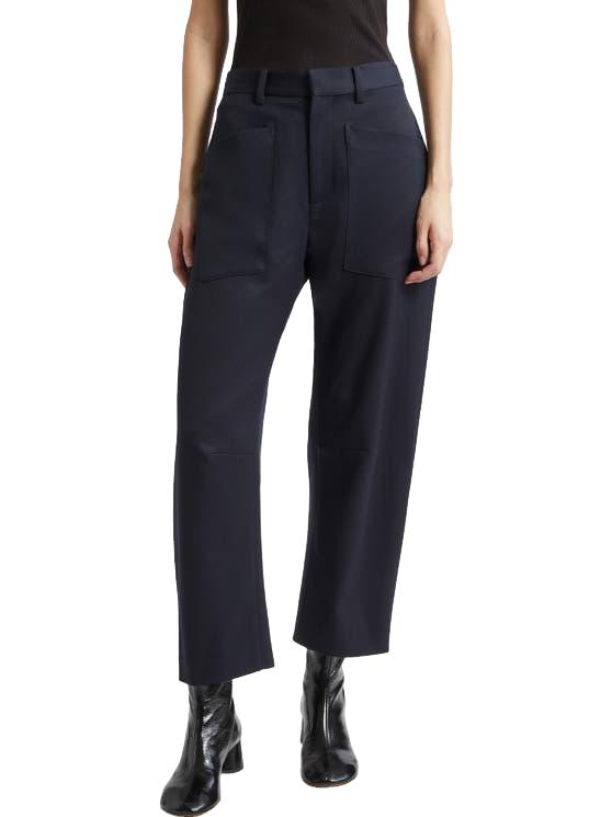 NILI LOTAN Nili Lotan "Shon" Virgin Wool Crop Pants