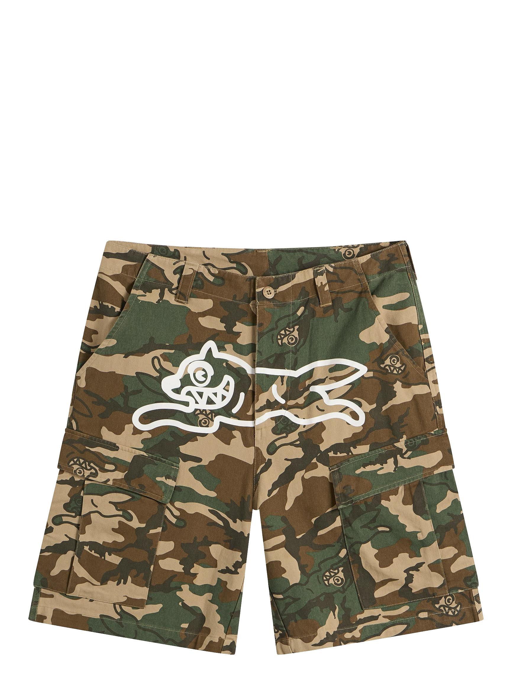 ICECREAM ICECREAM Running Dog Camouflage Cargo Shorts