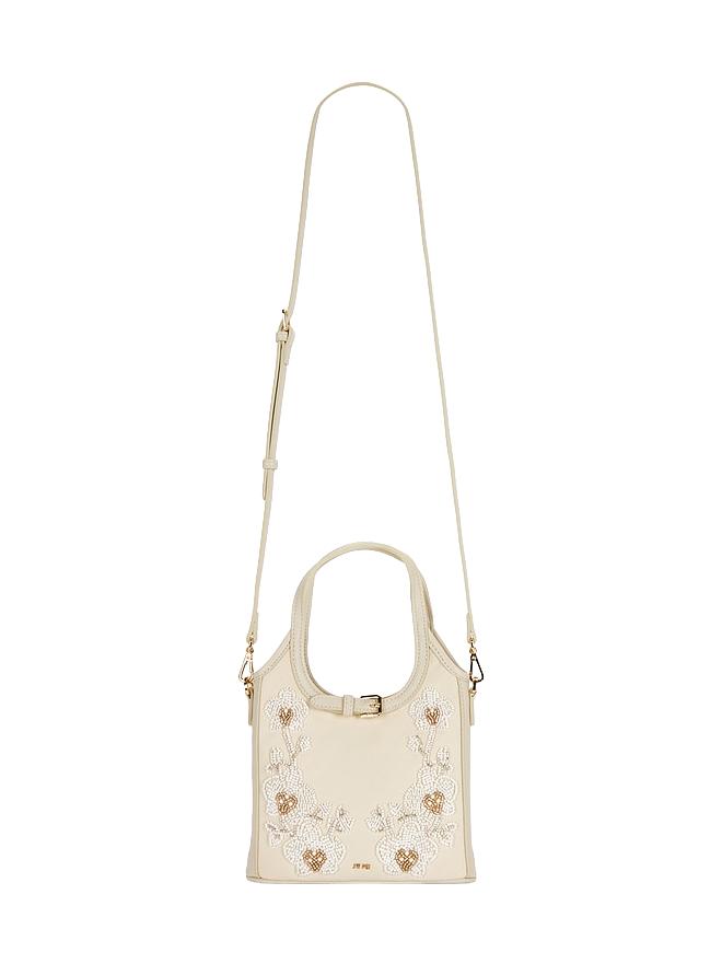 SIMONE ROCHA Cutout Metallic Leather Sneakers