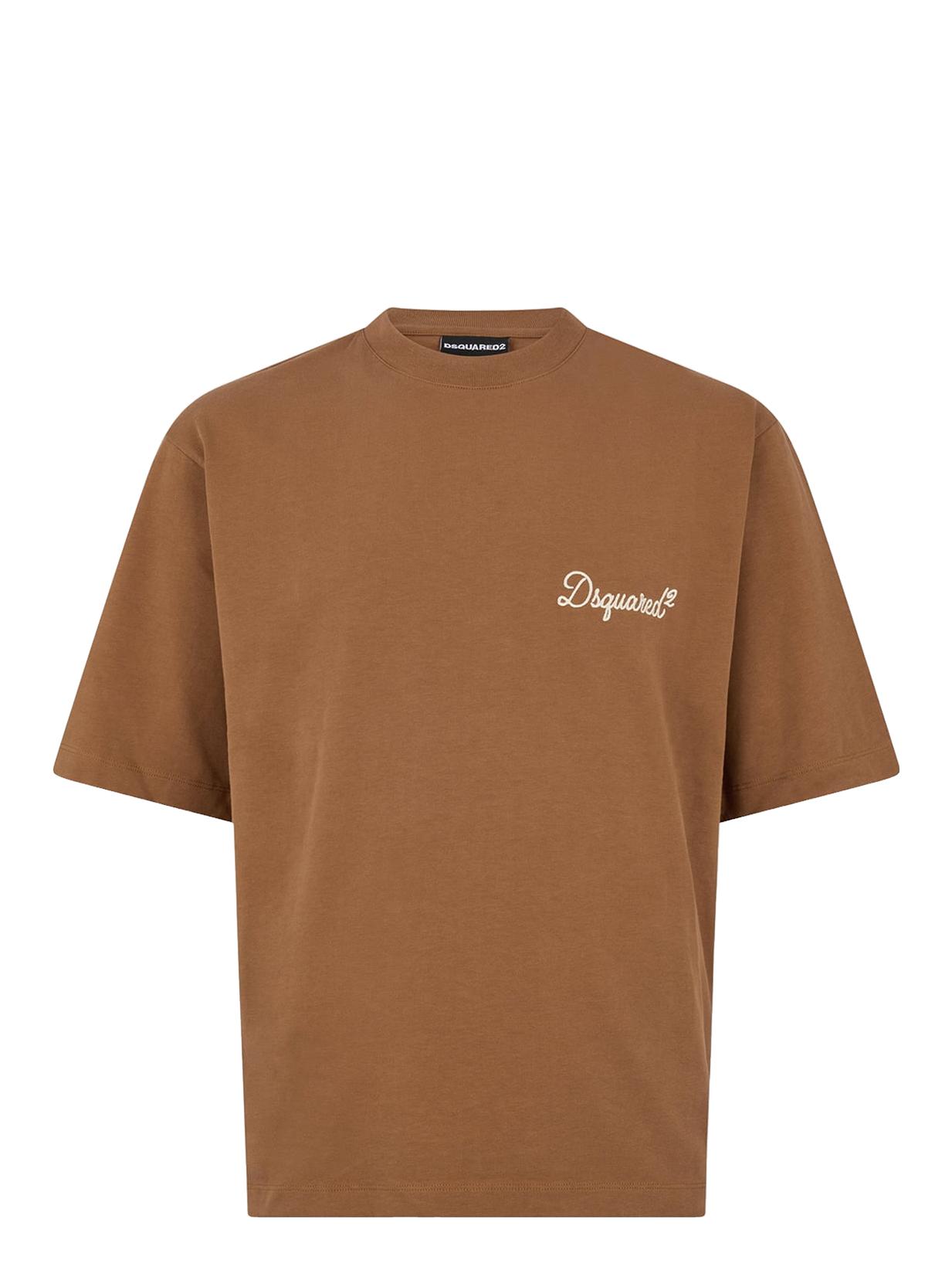 DSQUARED2 Dsquared2 Signature Loose Fit T-Shirt with Embroidered Logo