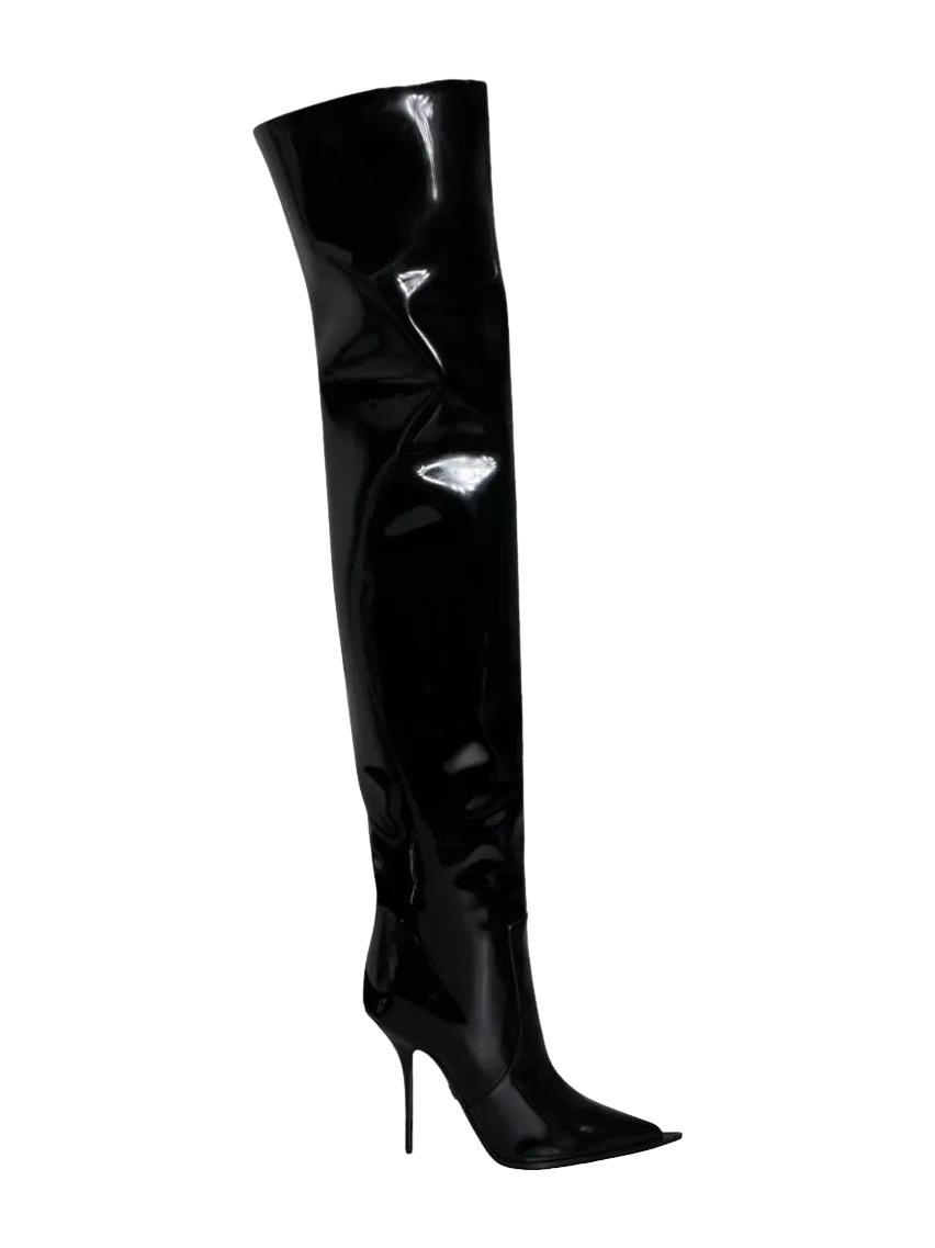 MUGLER Mugler Asymmetrical Flared Mermaid Skirt