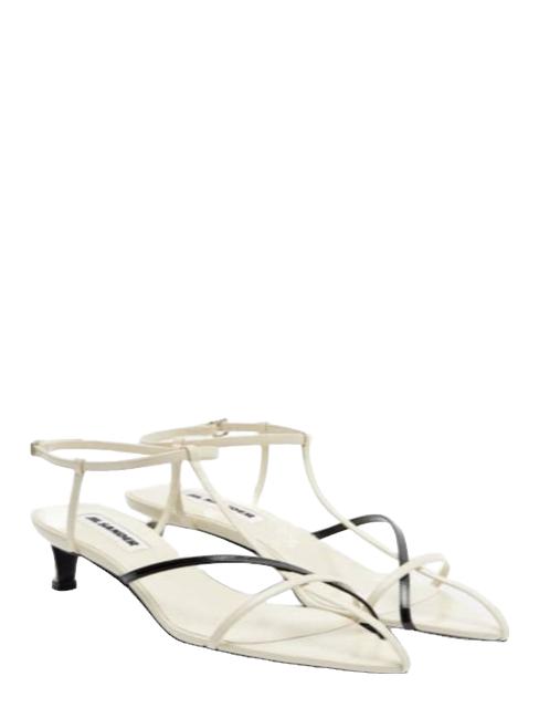 JIL SANDER Jil Sander Leather Strappy Heeled Sandals