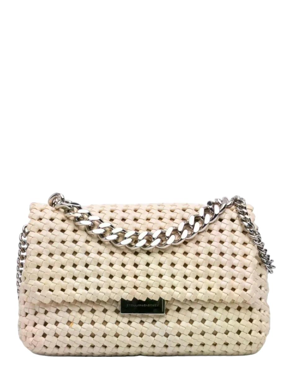 STELLA MCCARTNEY Stella McCartney Falabella Raffia Wallet Crossbody Bag