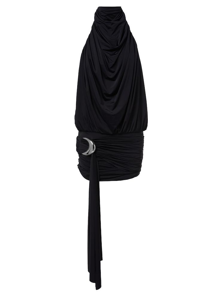 DE LA VALI De La Vali Vida Draped Jersey Mini Dress