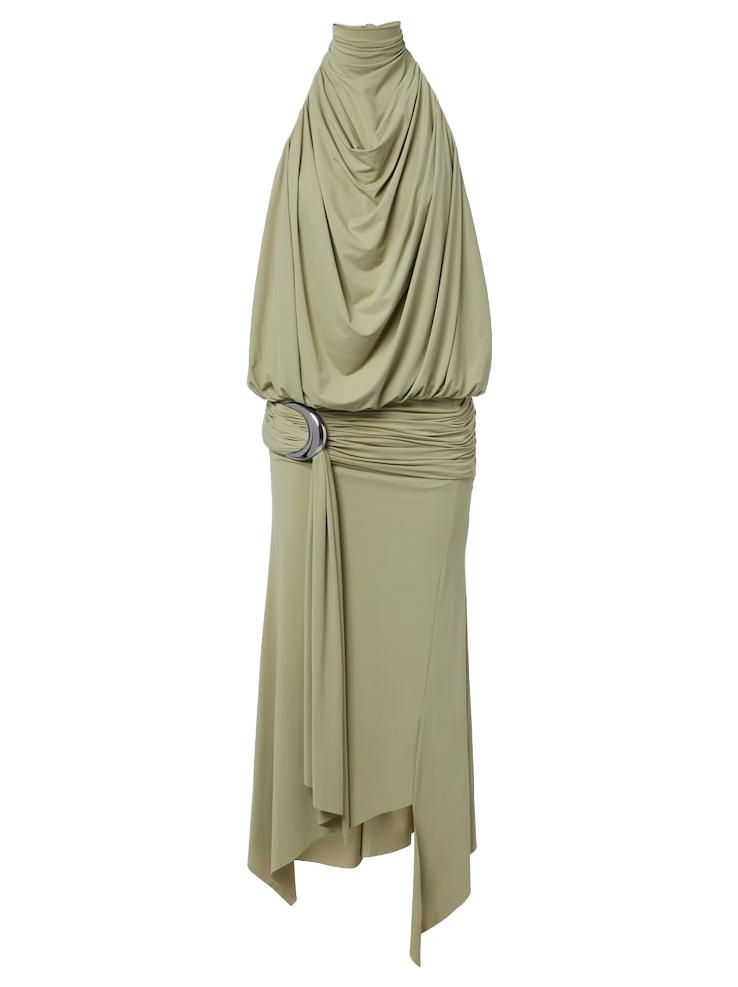 DE LA VALI De La Vali Vida Draped Jersey Mini Dress
