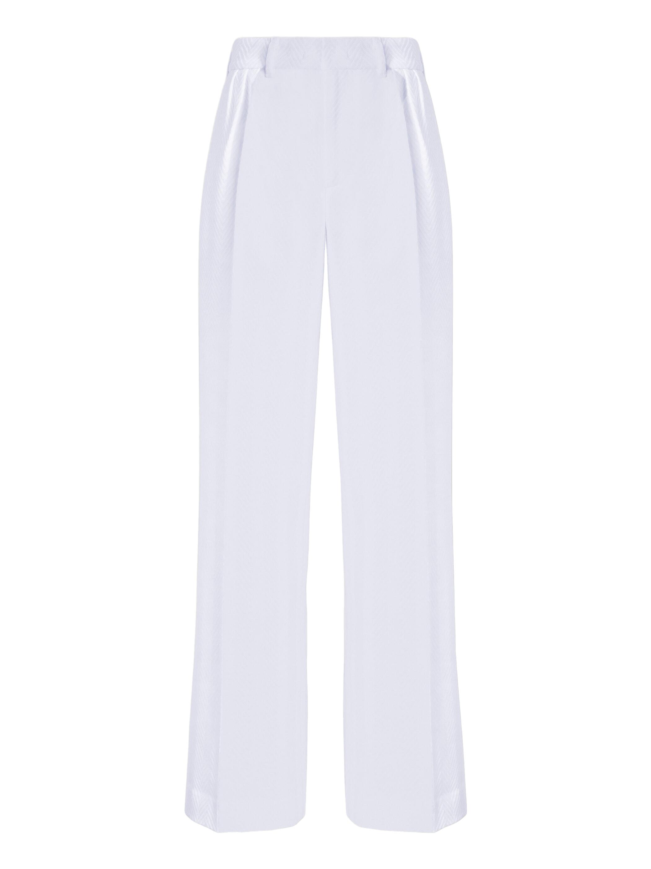 MISSONI Missoni Classic Zig Zag Cotton Viscose Trousers