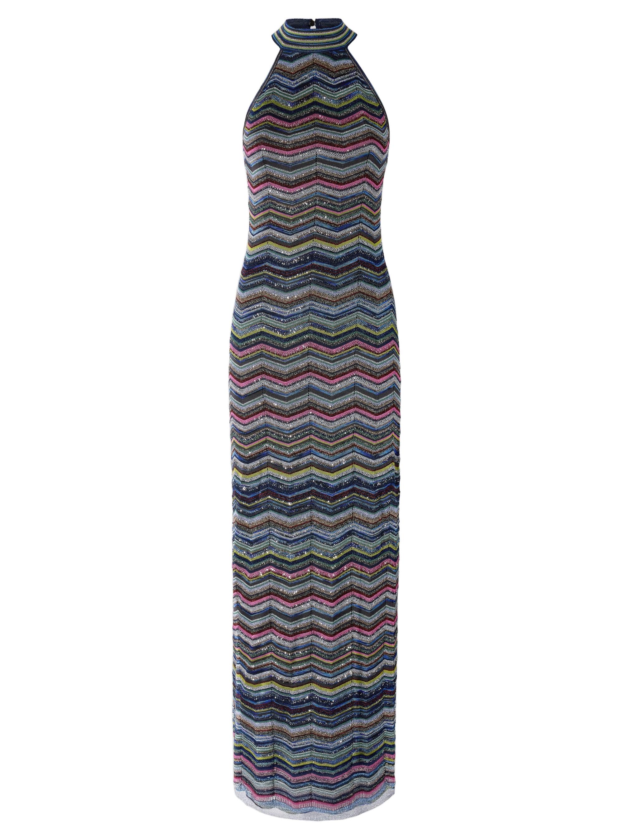 MISSONI Missoni Long Halterneck Sequin Dress