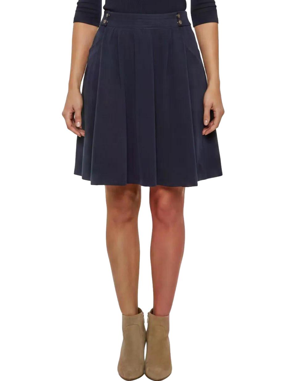 BOSS BOSS Textured Crepe A-Line Mini Skirt