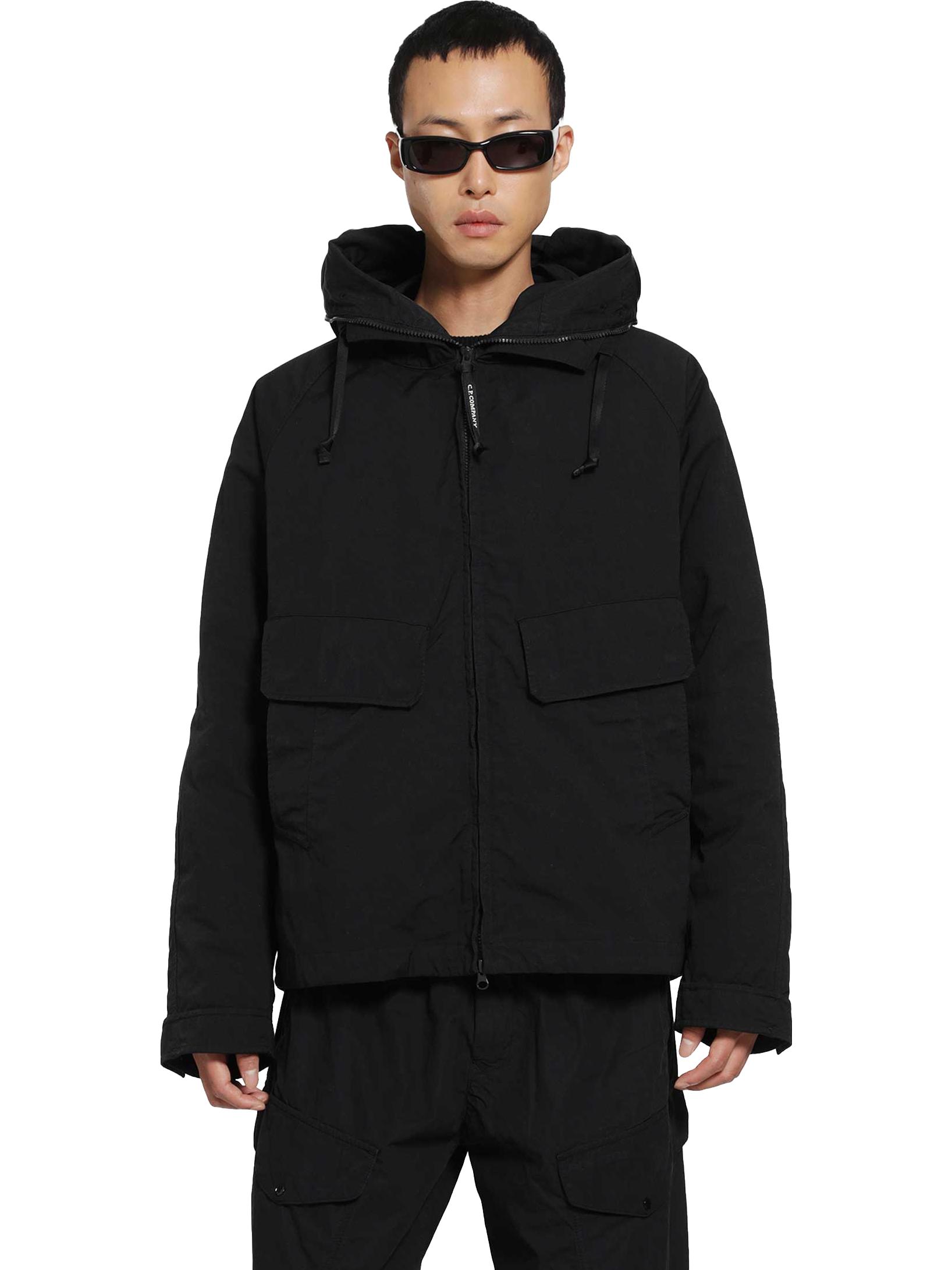 C.P. COMPANY C.P. Company Hooded Twill Jacket with Lens Detail