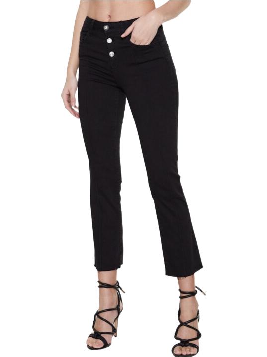 LIU JO Liu Jo High-Waisted Cropped Flare Jeans