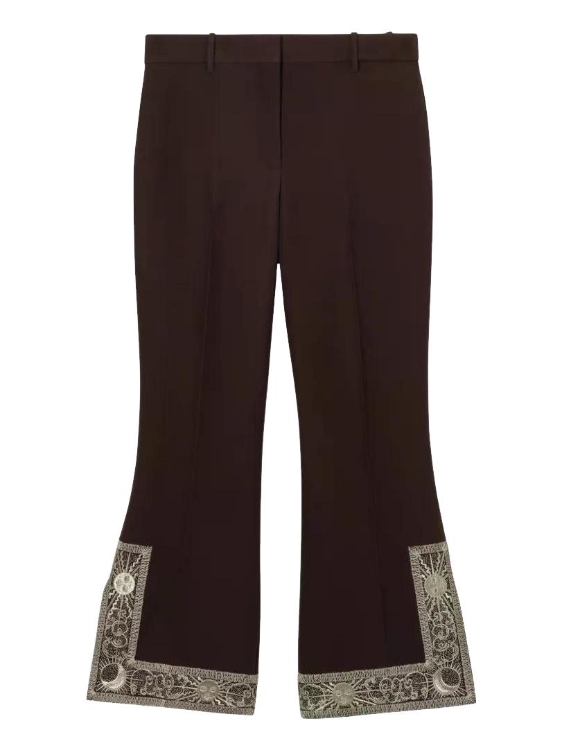 L'AGENCE chamberlain sequin-embellished herringbone blazer