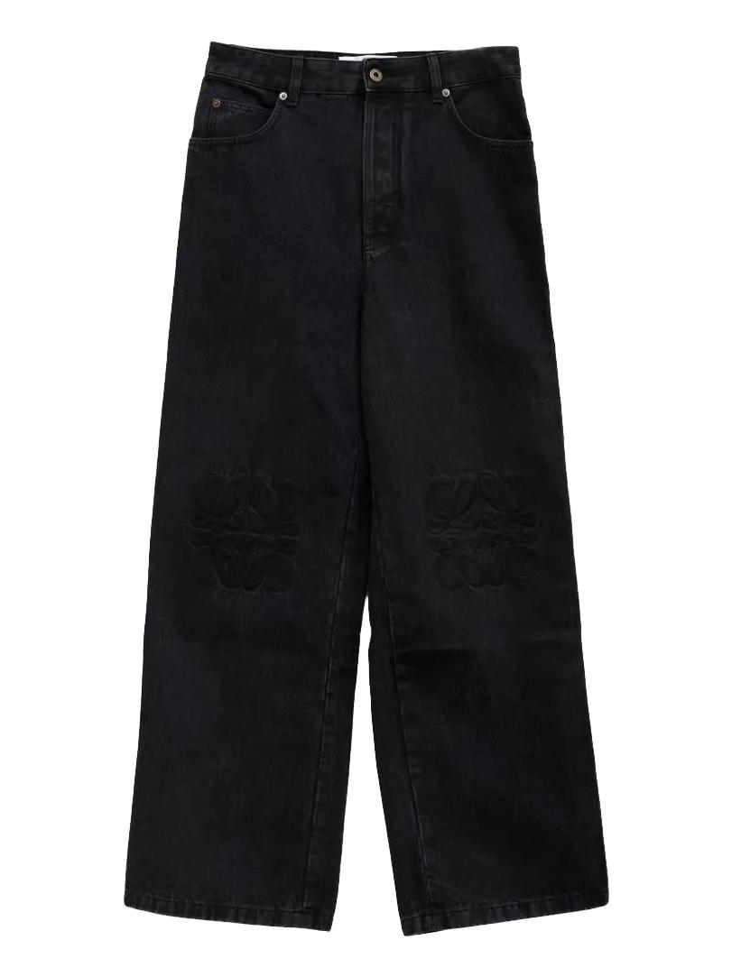 LOEWE anagram-embroidered cotton polo shirt m
