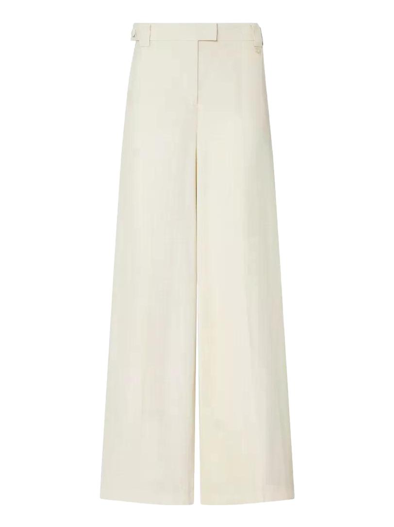 LIU JO LIU JO Flamed Viscose Wide-Leg Trousers