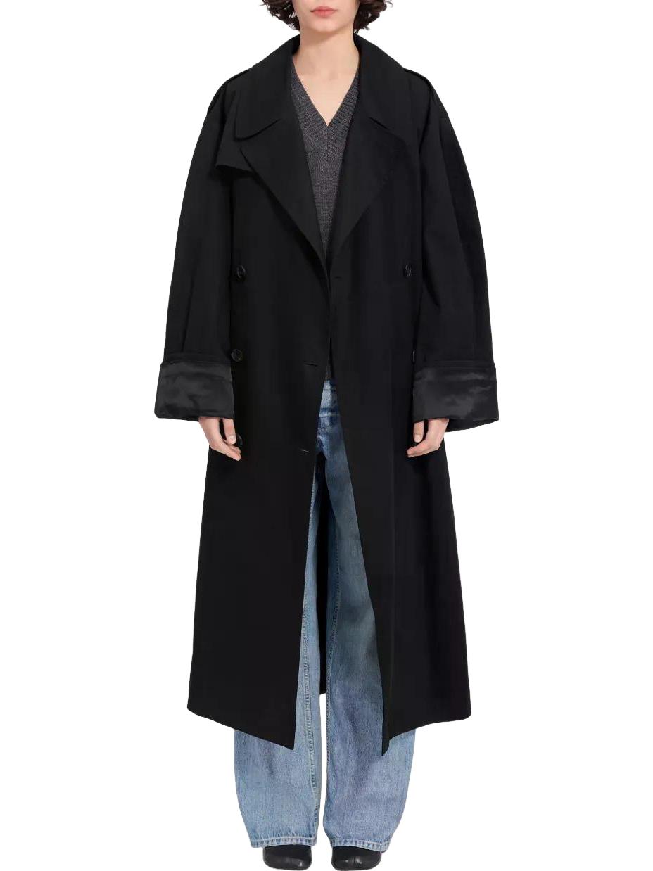 MAISON MARGIELA MM6 Maison Margiela Cotton Twill Trench Coat