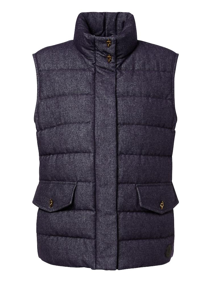 MONCLER Moncler Bessez Denim Down Vest