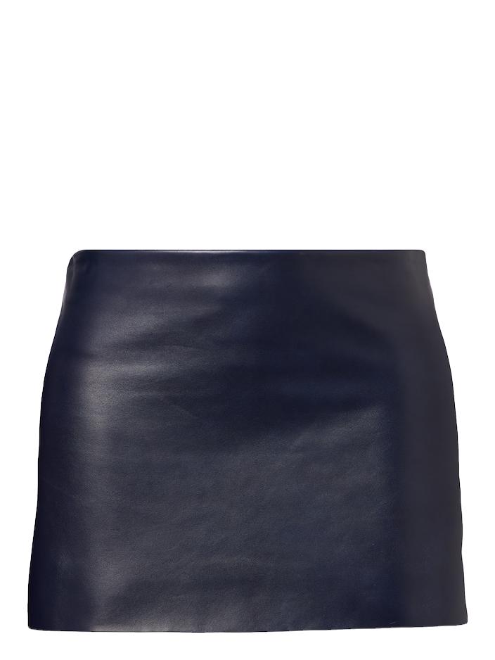 KHAITE Khaite Jett Leather Miniskirt
