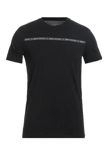 ARMANI EXCHANGE man t-shirt black size s cotton