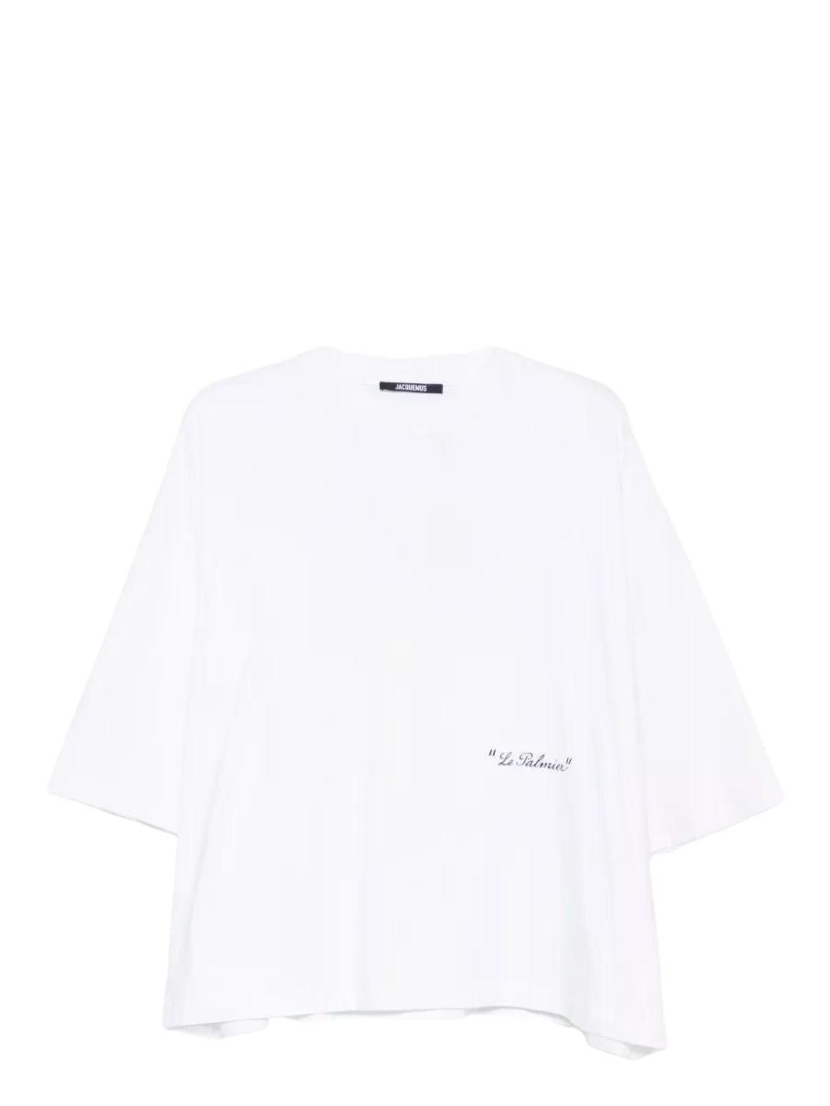 JACQUEMUS Jacquemus "Le Palmier" Logo Print Oversized T-Shirt