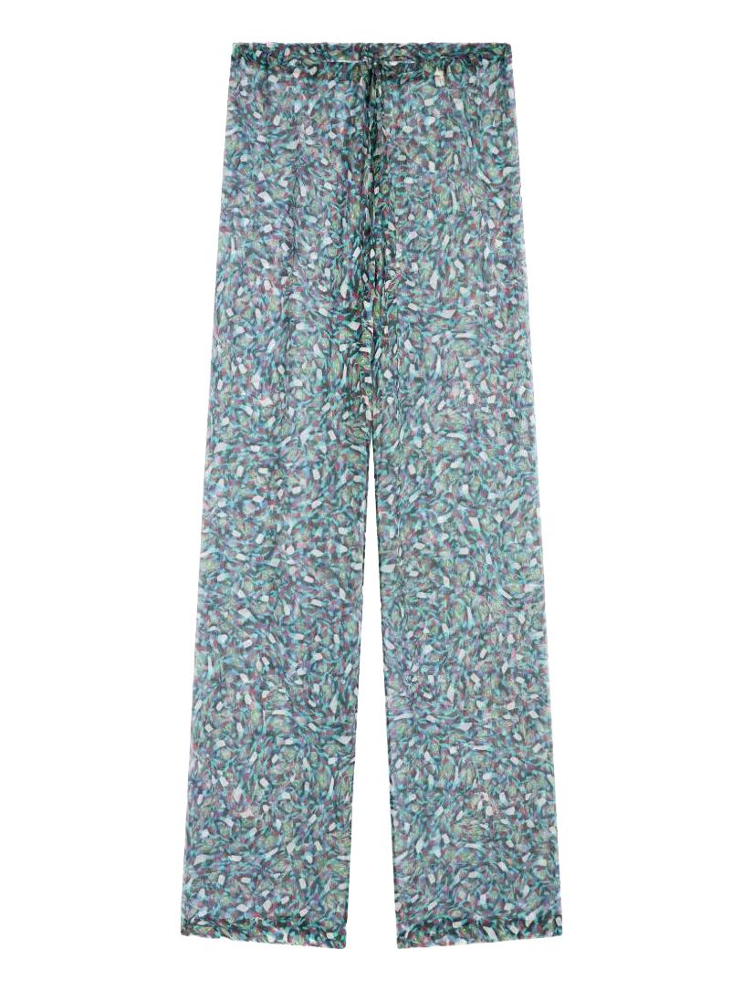 DRIES VAN NOTEN DRIES VAN NOTEN Printed Silk Elasticated Pants