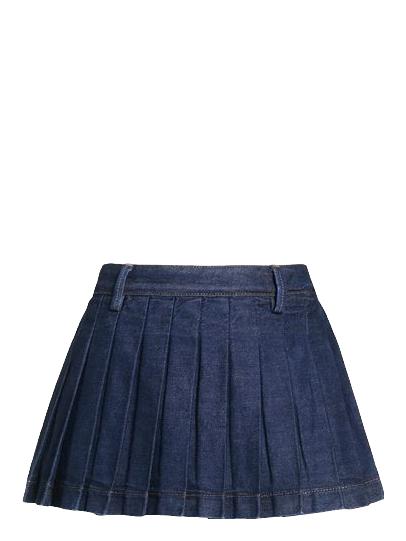 7 FOR ALL MANKIND 7 FOR ALL MANKIND Pleated Denim Skirt