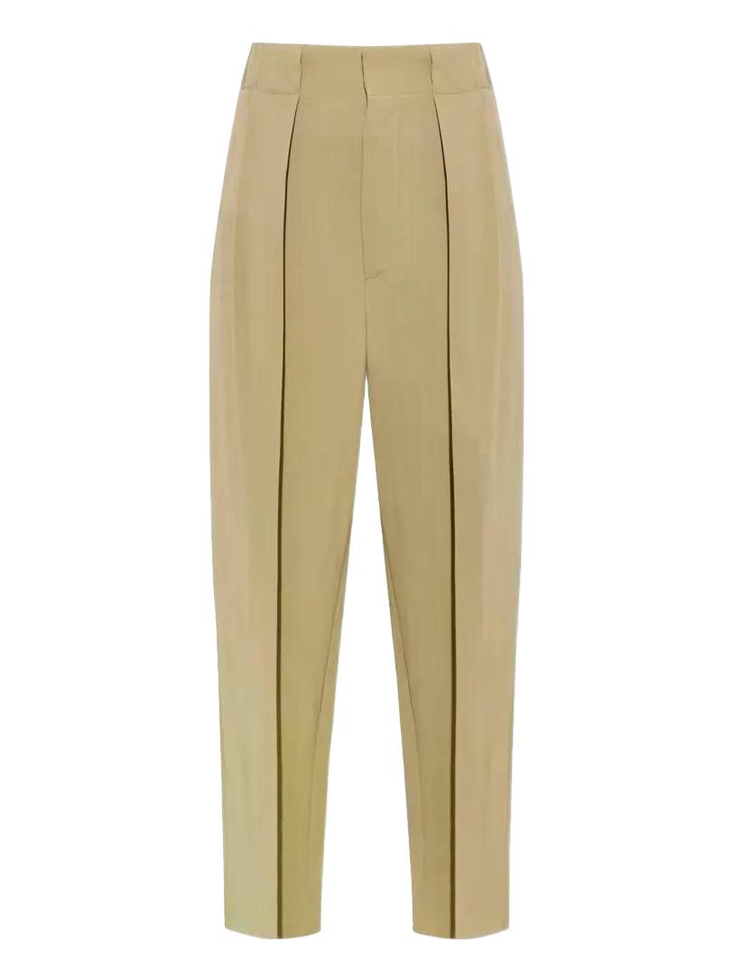VICTORIA BECKHAM Victoria Beckham Pleated Straight-Leg Trousers