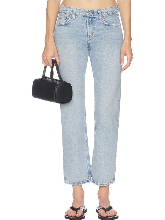 AGOLDE Agolde Stovepipe Jean in Light Wash Denim