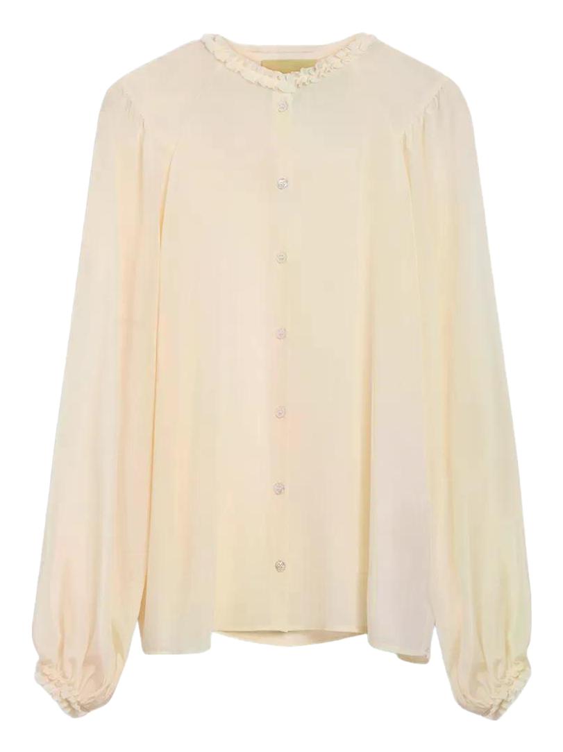 MOMONI Momonì Silk Crêpe de Chine Blouse