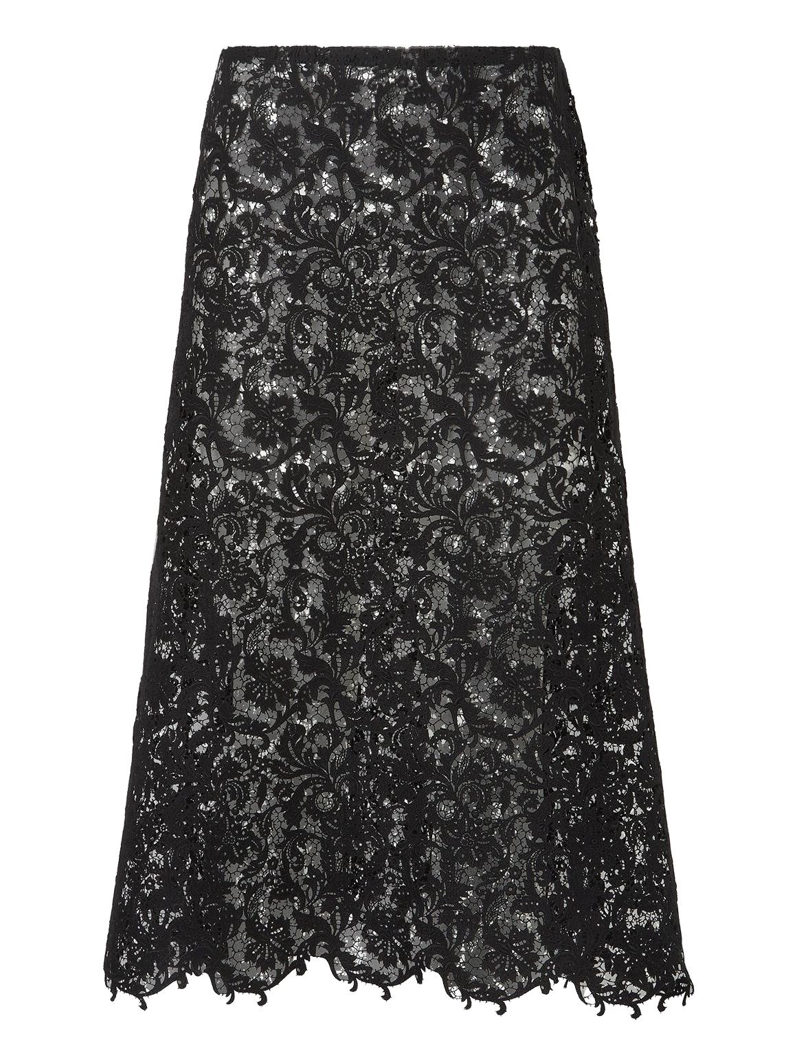 FENDI Fendi Macramé Lace Midi Skirt