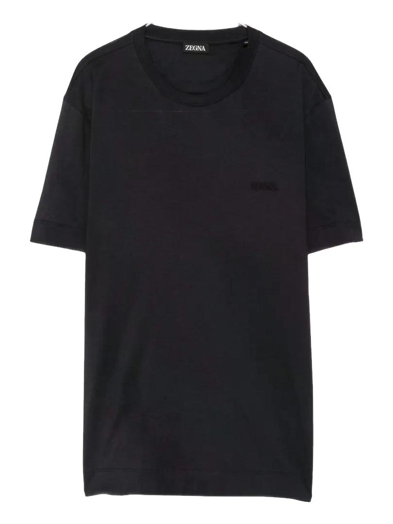 ZEGNA logo-embroidered t-shirt