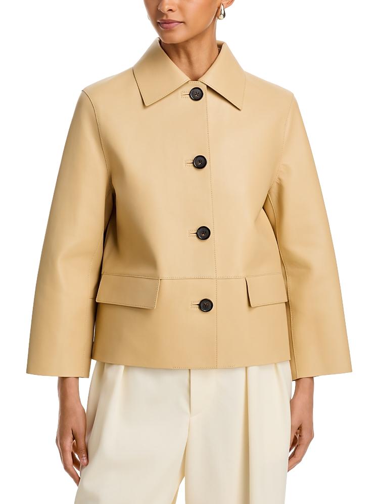 TOTÊME Toteme Bonded Leather Jacket