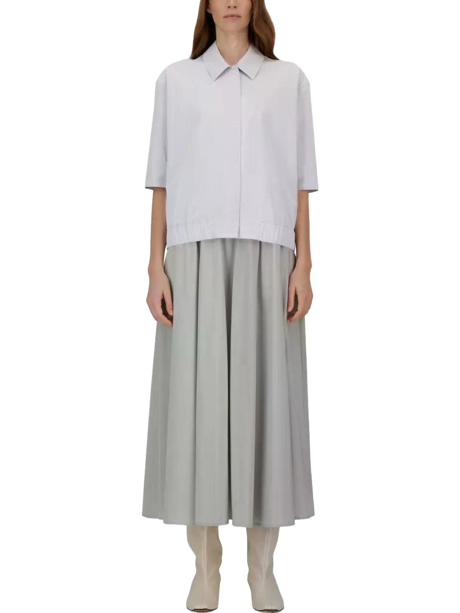 ISSEY MIYAKE Pleats Please Issey Miyake Printed Pleated Cropped Trousers