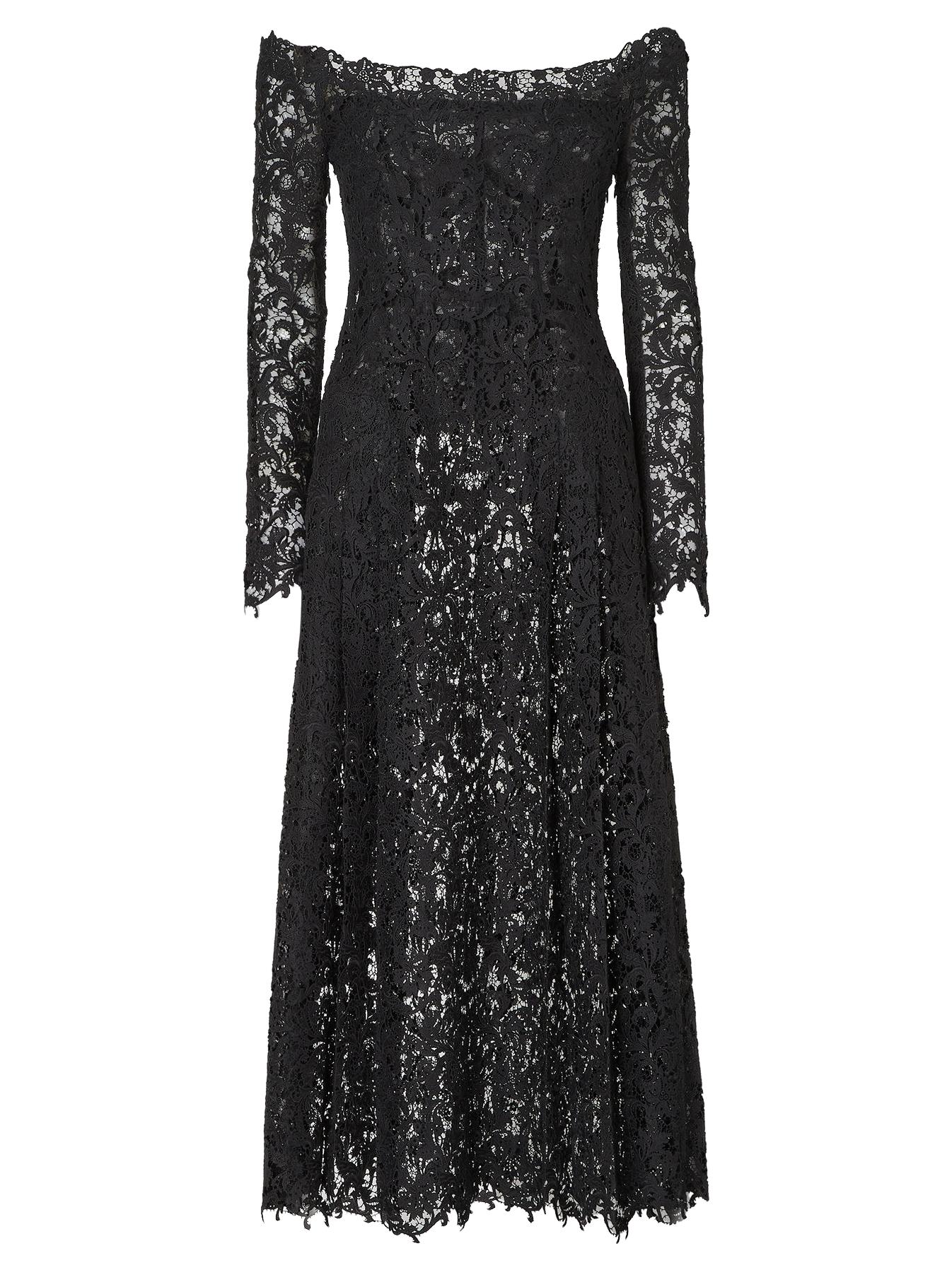 FENDI Fendi Macramé Lace Bustier Dress