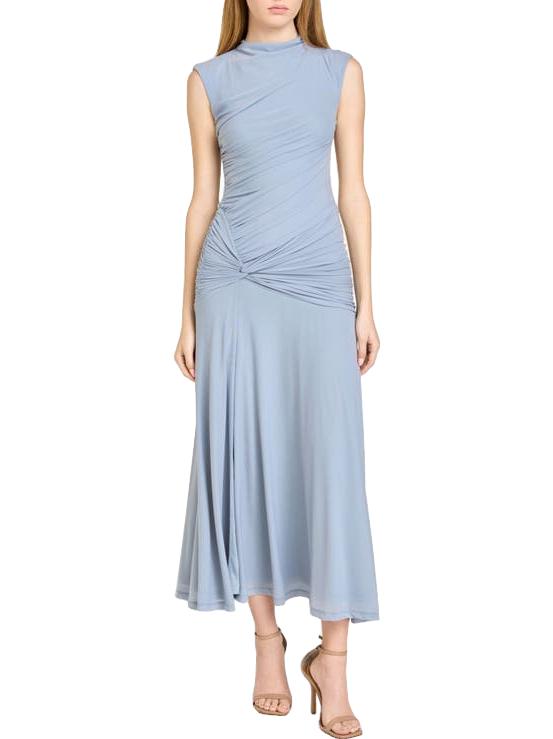 WAYF WAYF Sarielle Ruched Midi Dress