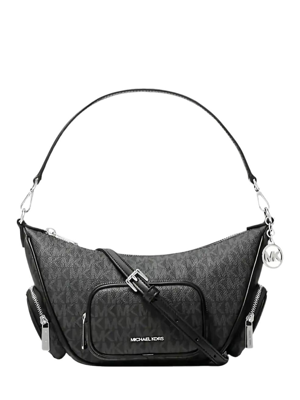 MICHAEL KORS Hamilton Moderne Small Washed Denim Satchel