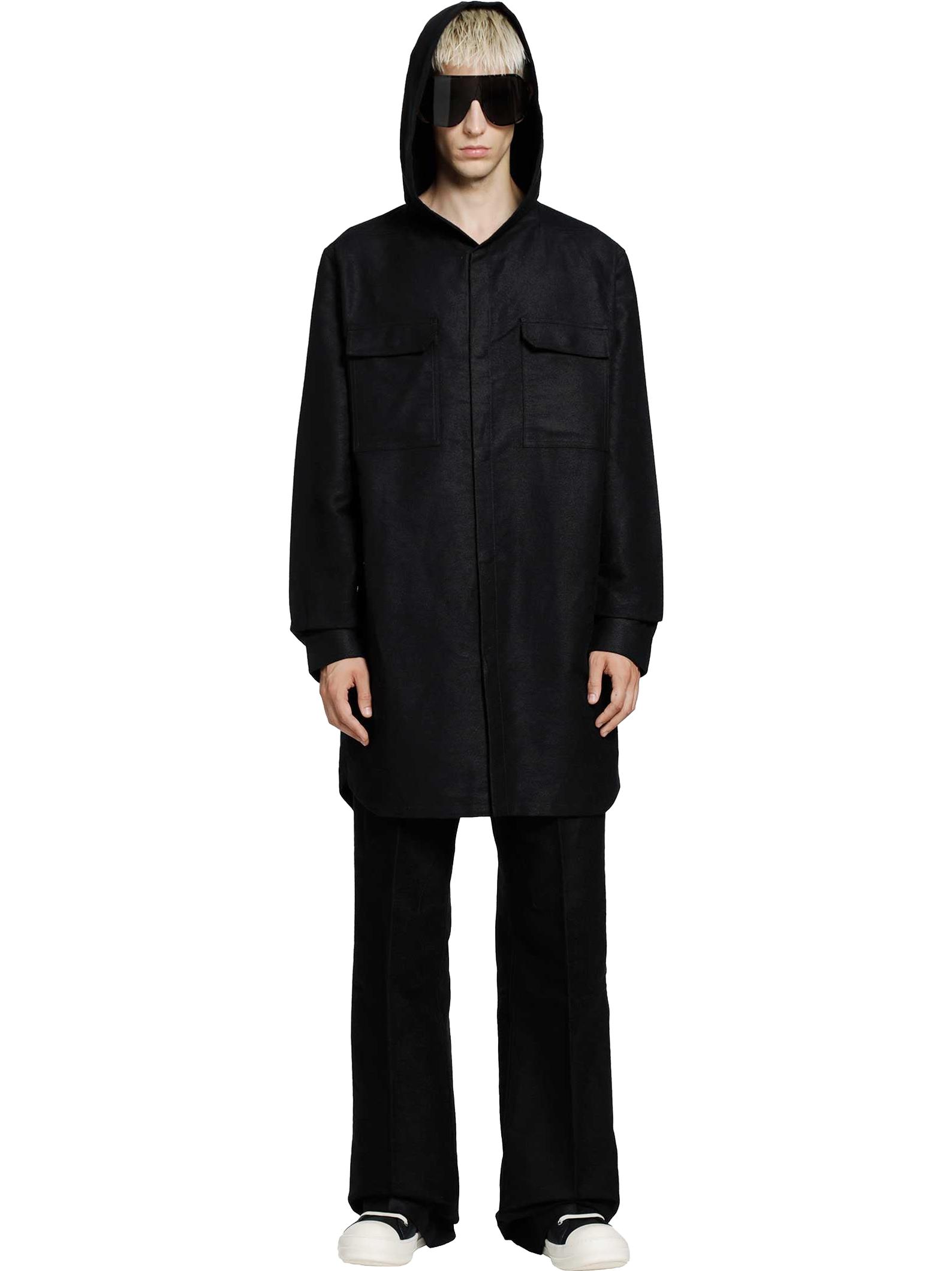 RICK OWENS RICK OWENS Tower Hooded Outershirt