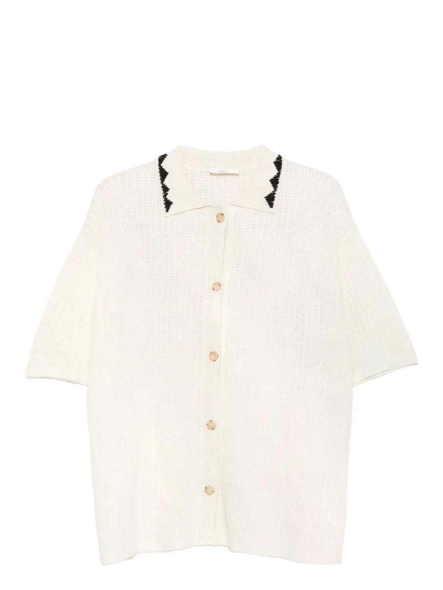 COMMAS triangle-embroidered shirt